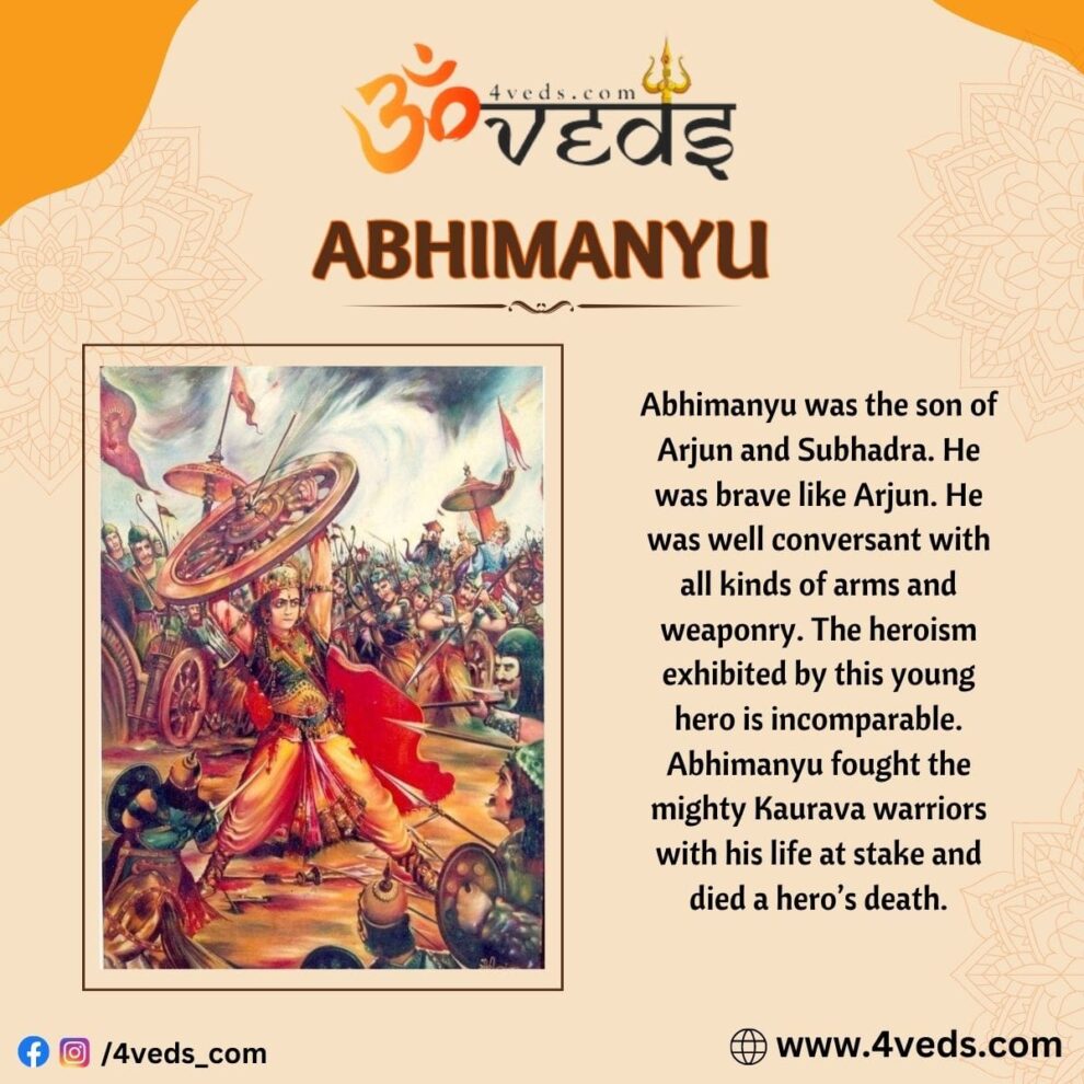 Abhimanyu: Mighty Hero Of Mahabharata | 4VEDs.com